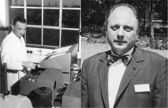 Figura3. Paul Janssen (izquierda) y Prof. Dr.Bobon (derecha)