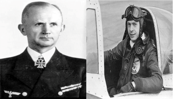 Figura3. Großadmiral Karl Dönitz; Capitán Robert Richardson